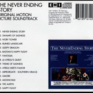 The Never Ending Story Soundtrack Orig. CD - Etsy