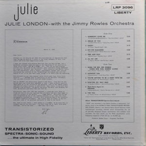 Julie London Julie LP - Etsy