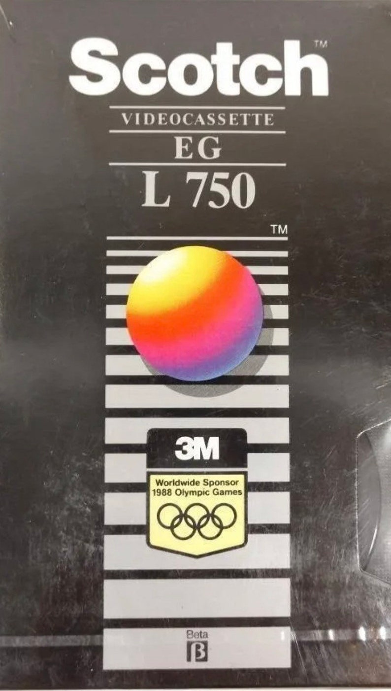 Scotch EG L 750 Blank Beta Tape - Etsy