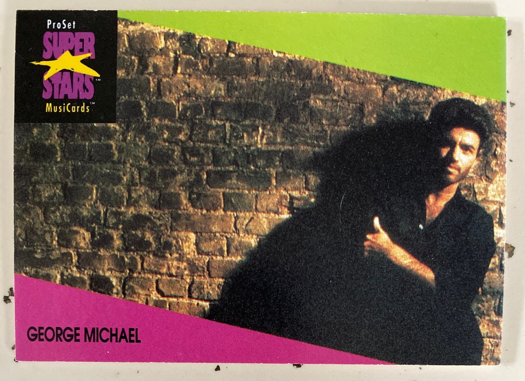 George Michael Vintage Trading Card - Etsy