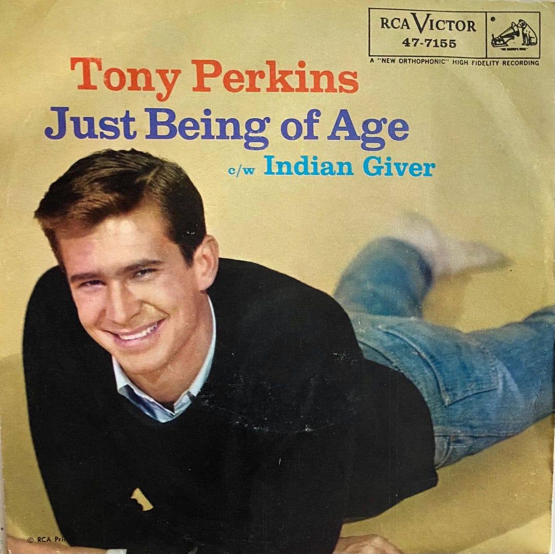 Tony Perkins 45 Vinyl - Etsy