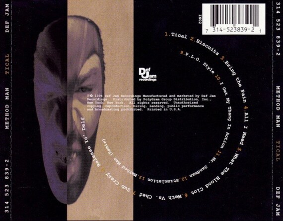 Method Man Tical Album
