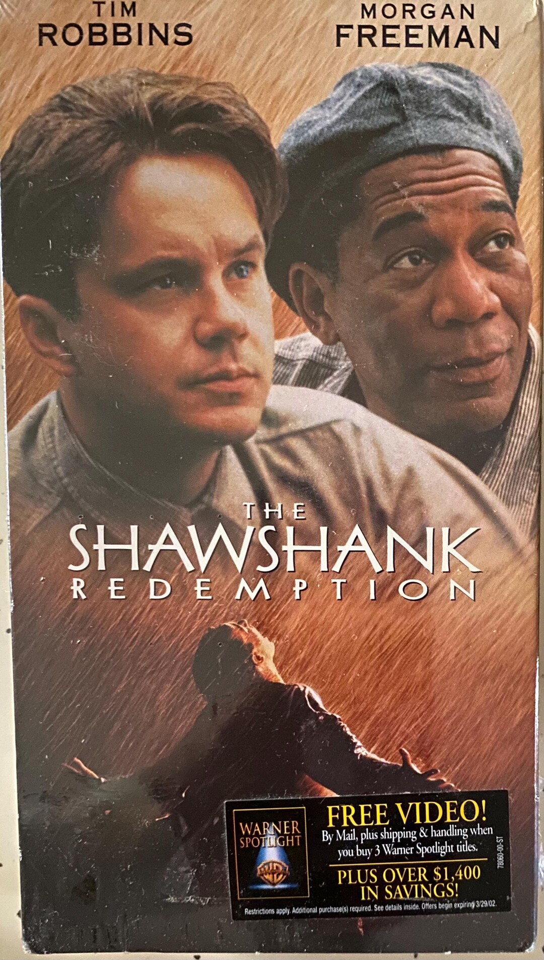 The Shawshank Redemption VHS SEALED - Etsy