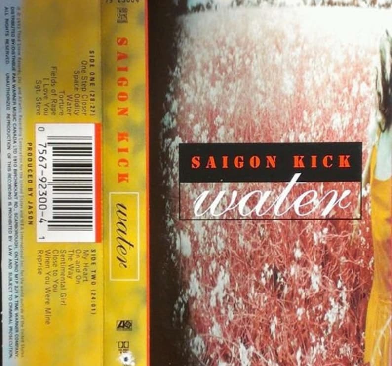 Saigon Kick Water Cassette - Etsy