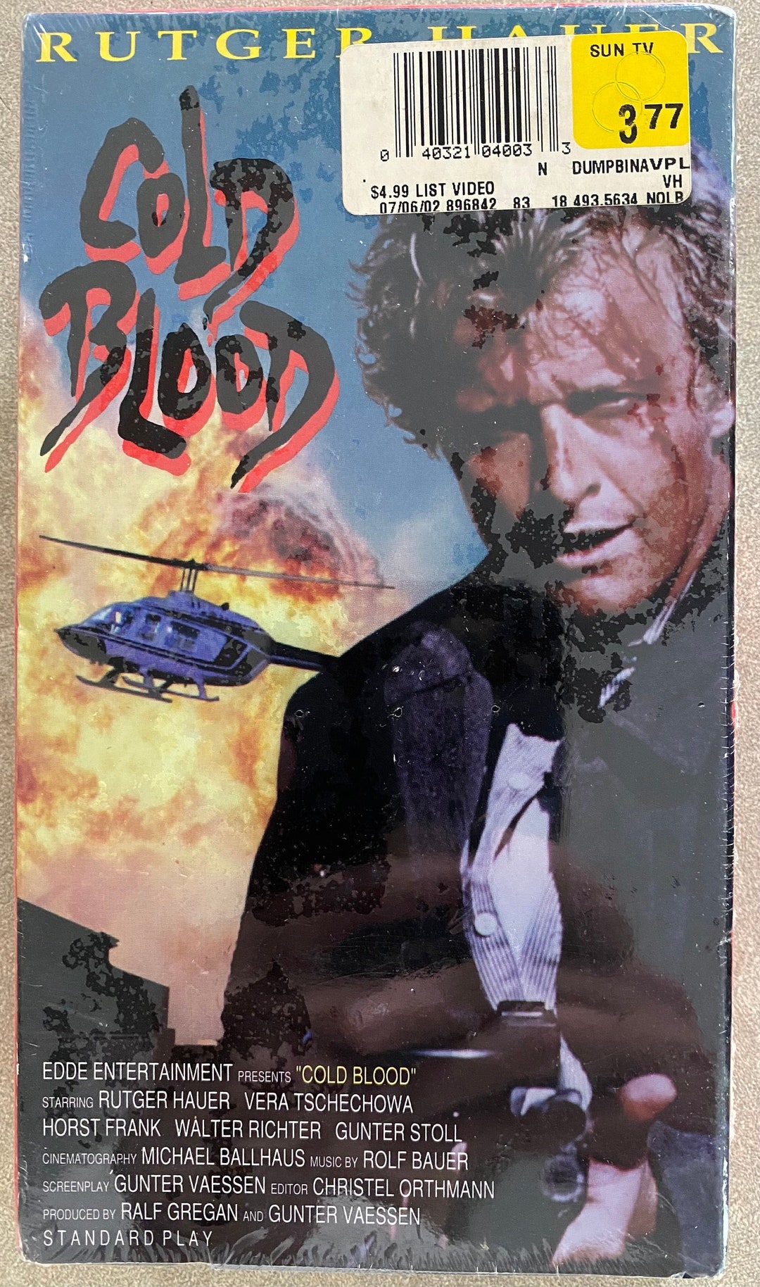 Cold Blood VHS SEALED - Etsy