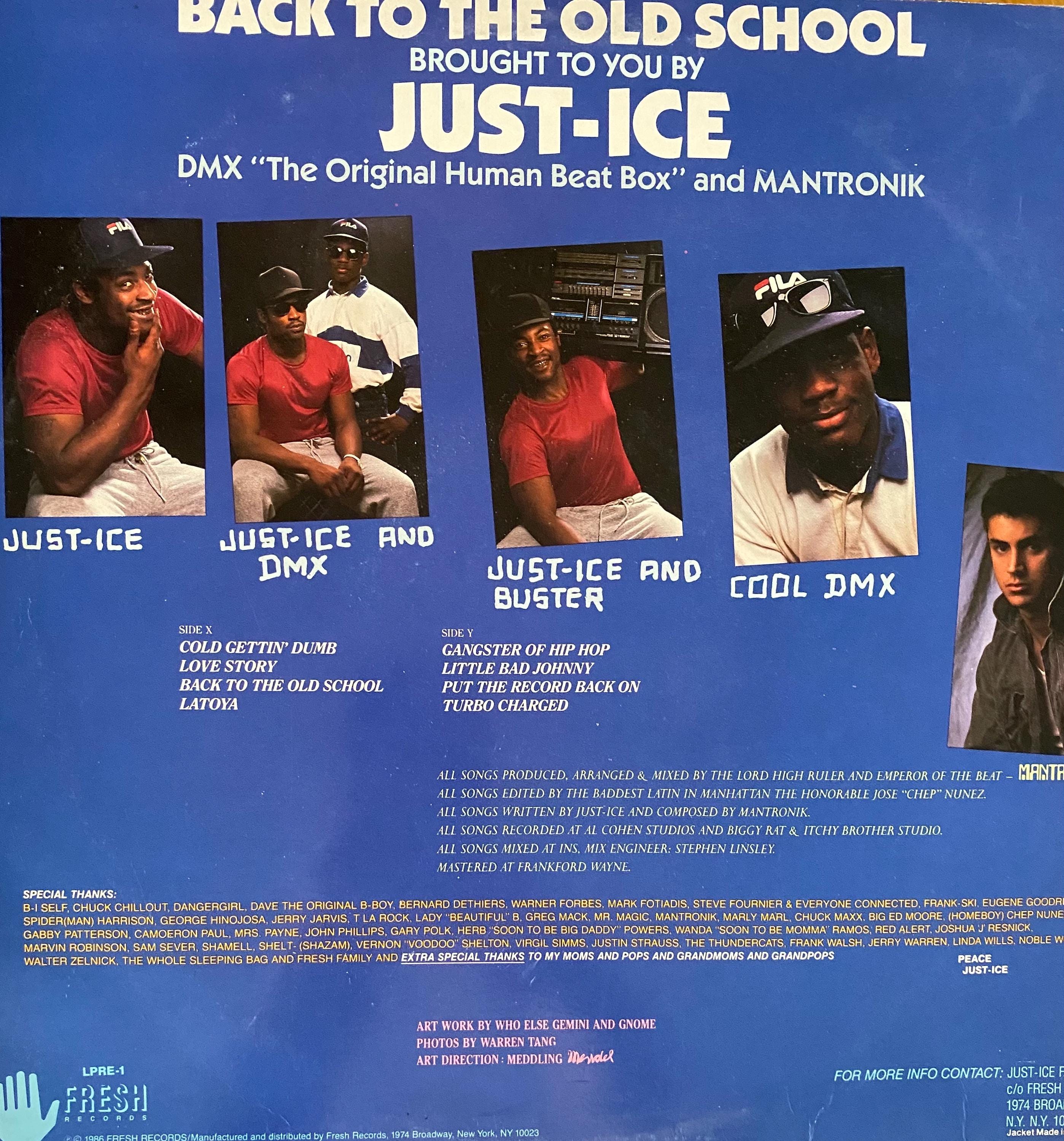 Just-ice Back to the Old School LP DMX 1986 - Etsy