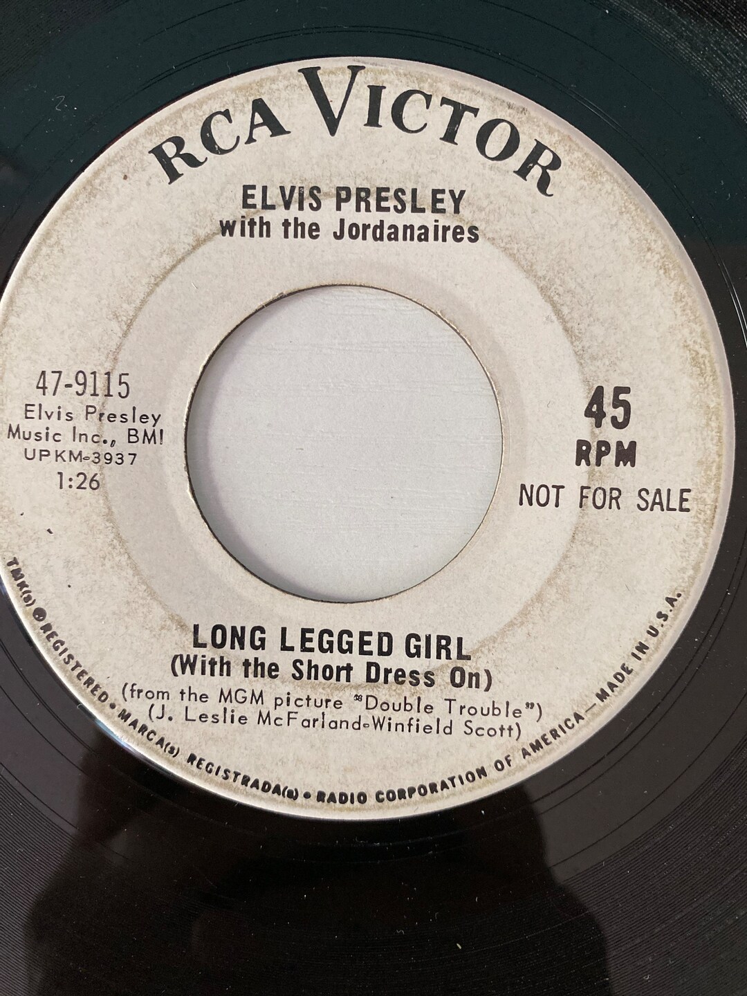 Rare 1967 Elvis Presley Promo 45 Vinyl Record Etsy