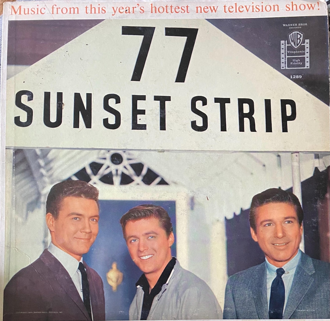 77 Sunset Strip Soundtrack LP VG/NM - Etsy