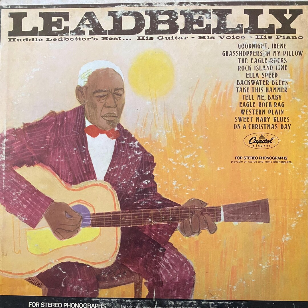 Leadbelly Huddie Ledbetter's Best... LP VG+/NM - Etsy