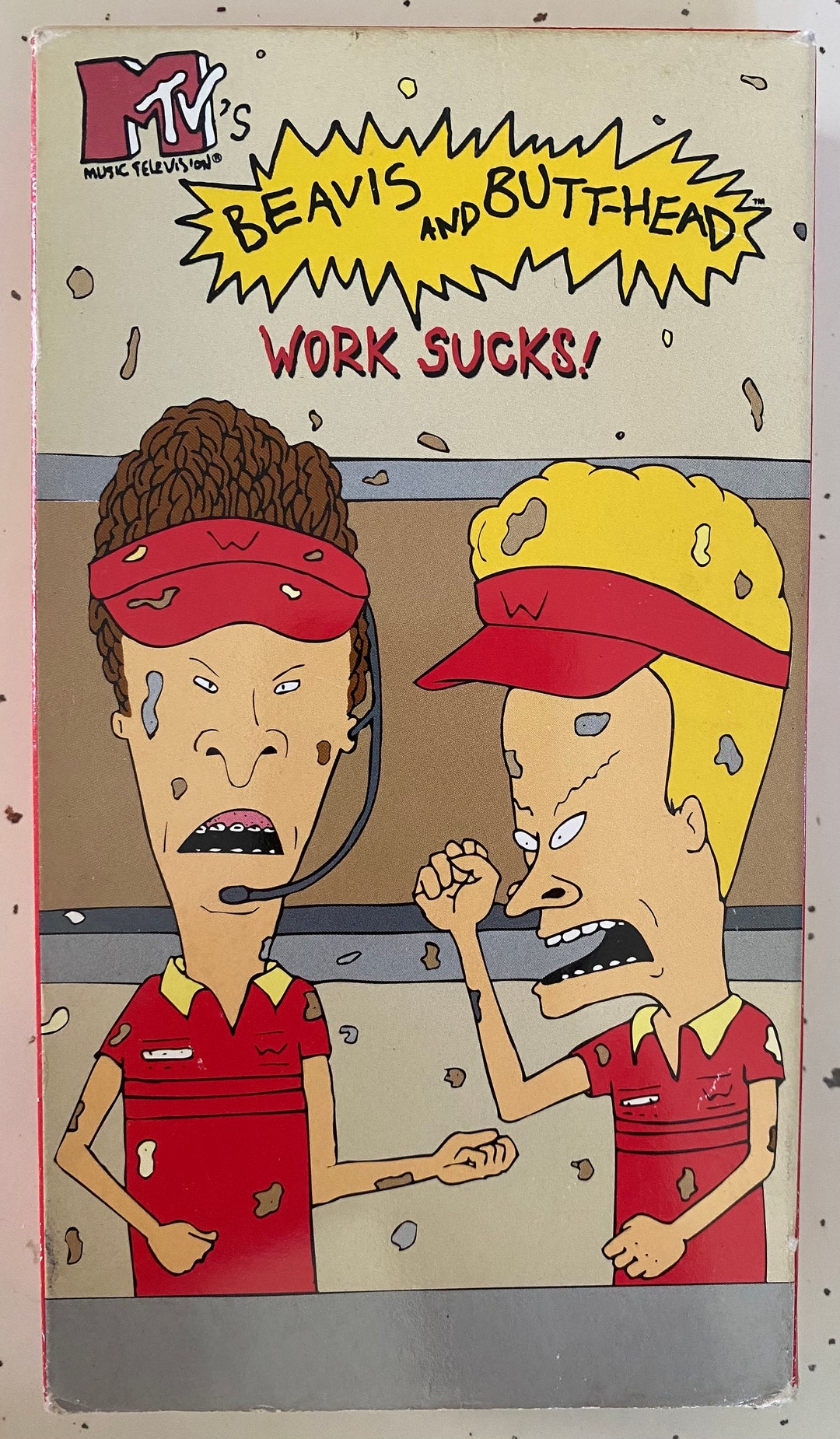 Beavis and Butthead Work Sucks VHS - Etsy