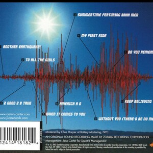 Aaron Carter Another Earthquake CD - Etsy
