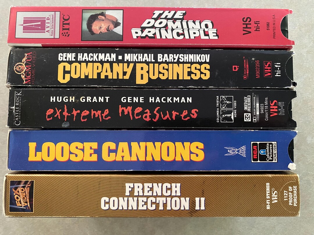 Gene Hackman VHS Lot - Etsy