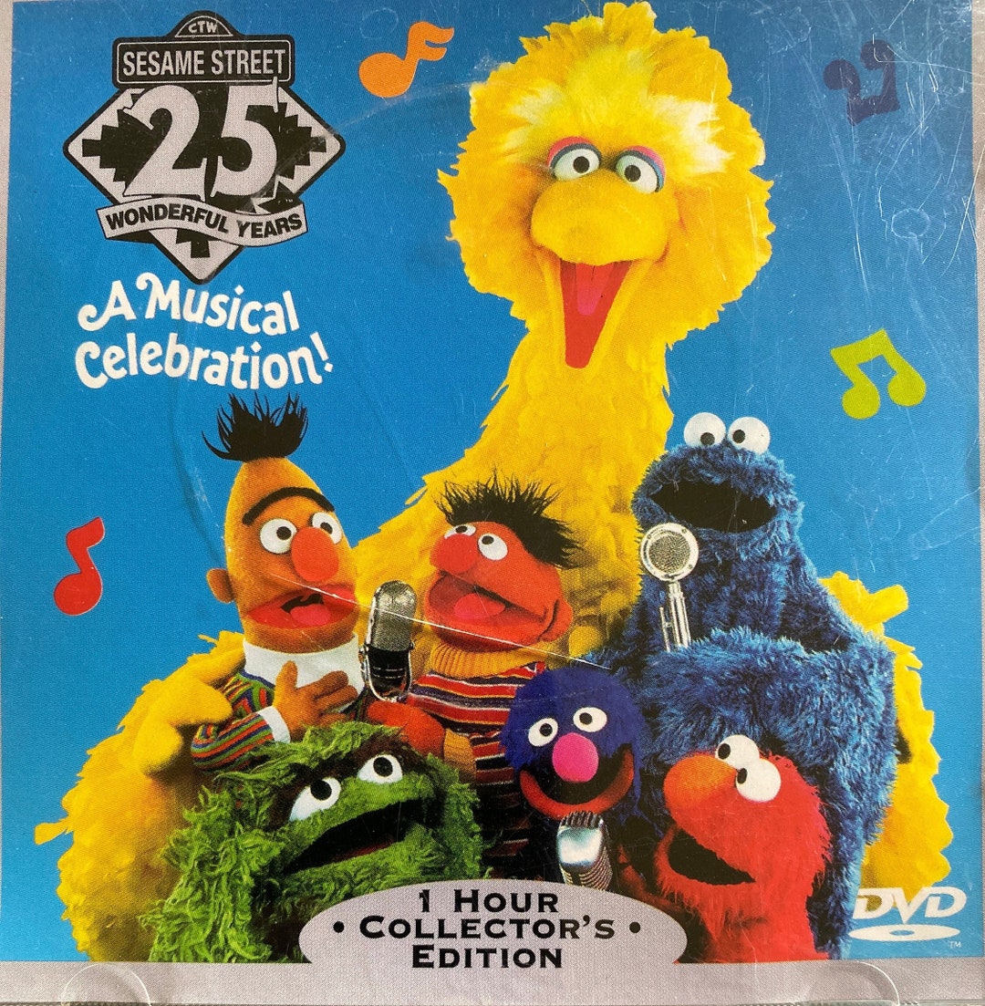Sesame Street 25th Anniversary DVD - Etsy