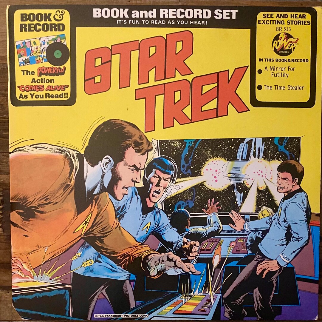 Star Trek Book and Record Set - A Mirror for Futility / the Time ...