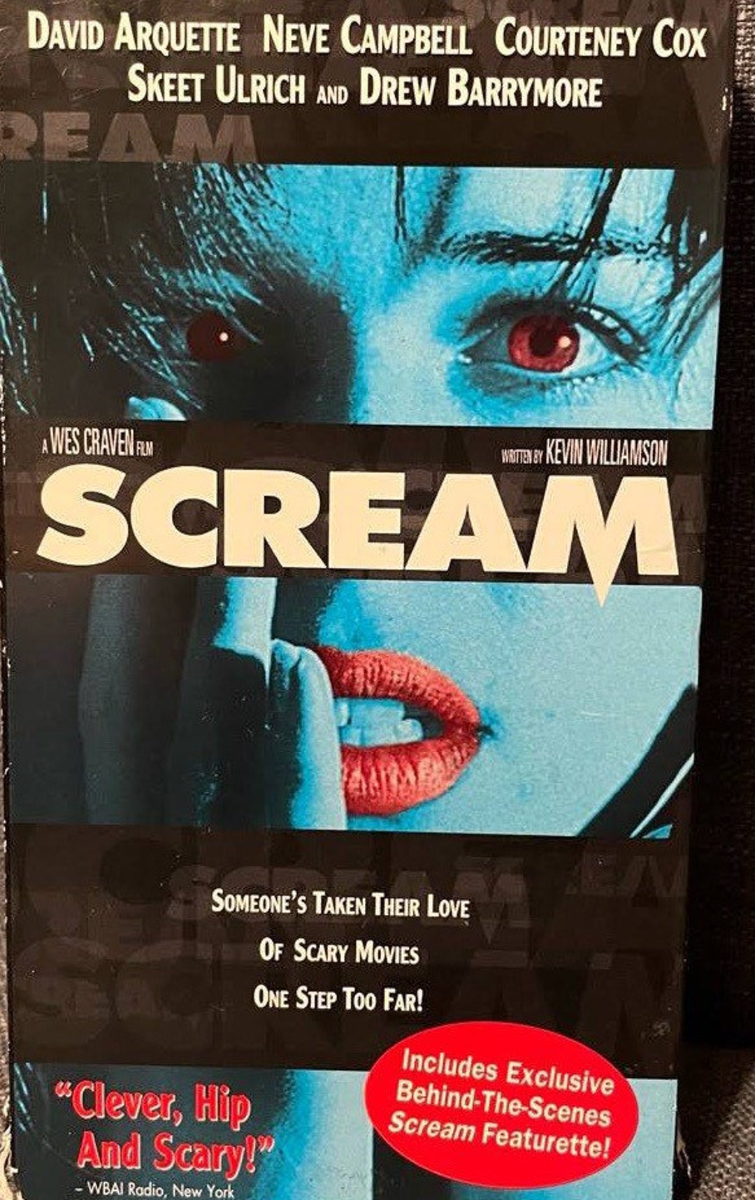 Scream VHS Blue Variant Neve Campbell - Etsy