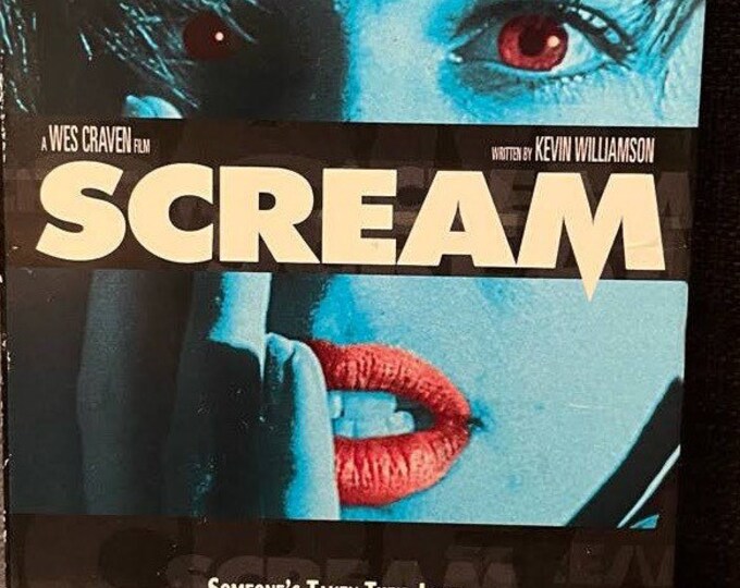 Scream VHS Blue Variant Neve Campbell - Etsy
