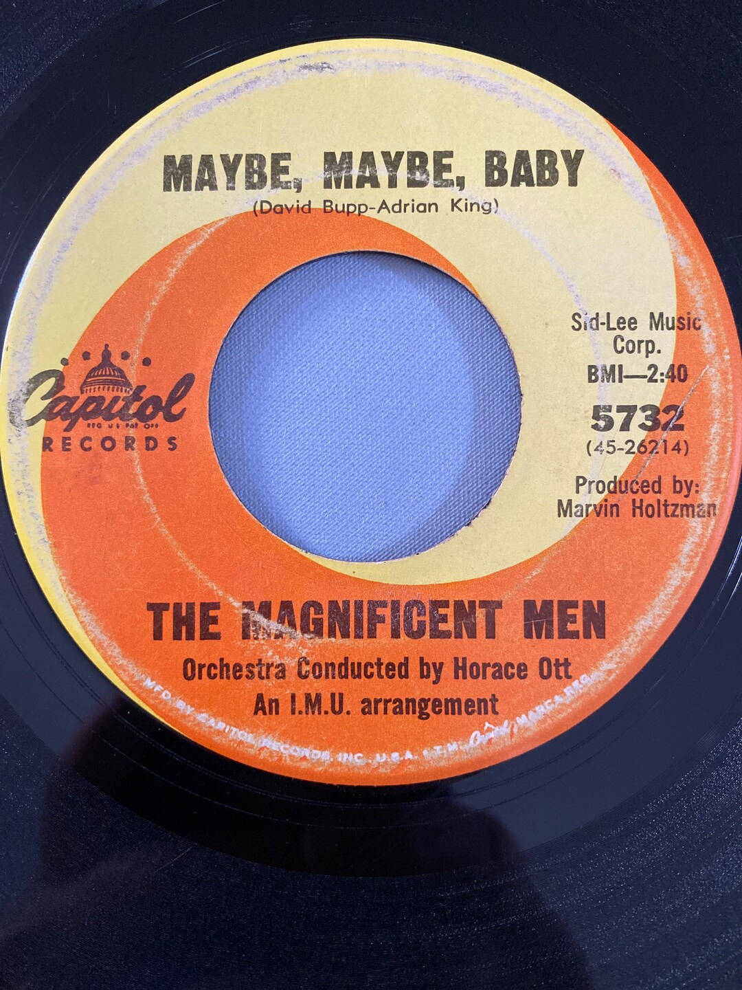 The Magnificent Men 45 Vinyl - Etsy