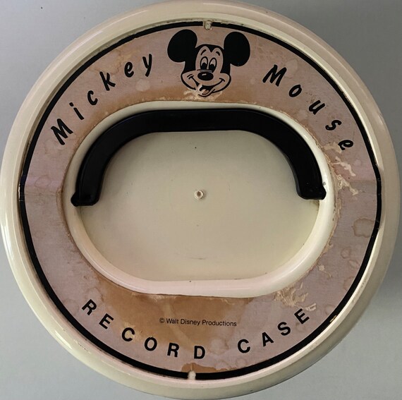 Vintage Mickey Mouse Record Case With Records - Etsy