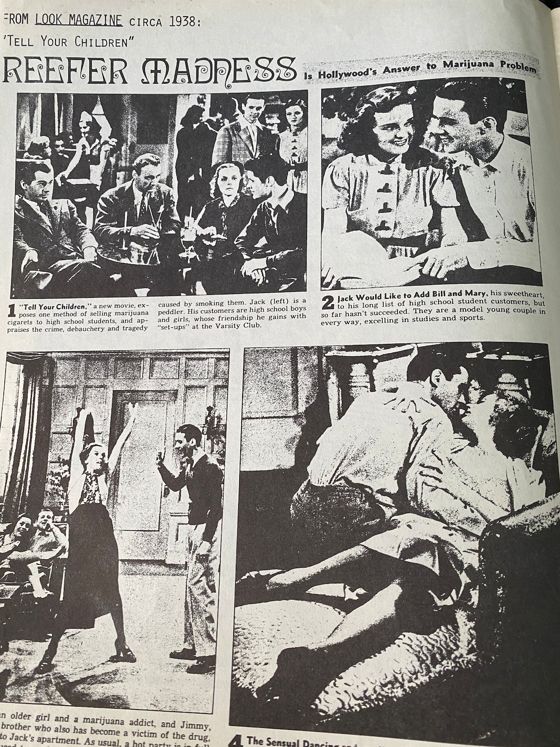 Reefer Madness 1972 Theater Advertisement - Etsy