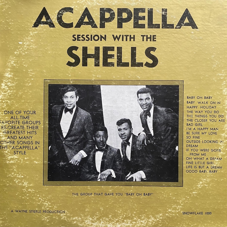 Acappella Session With the Shells LP - Etsy