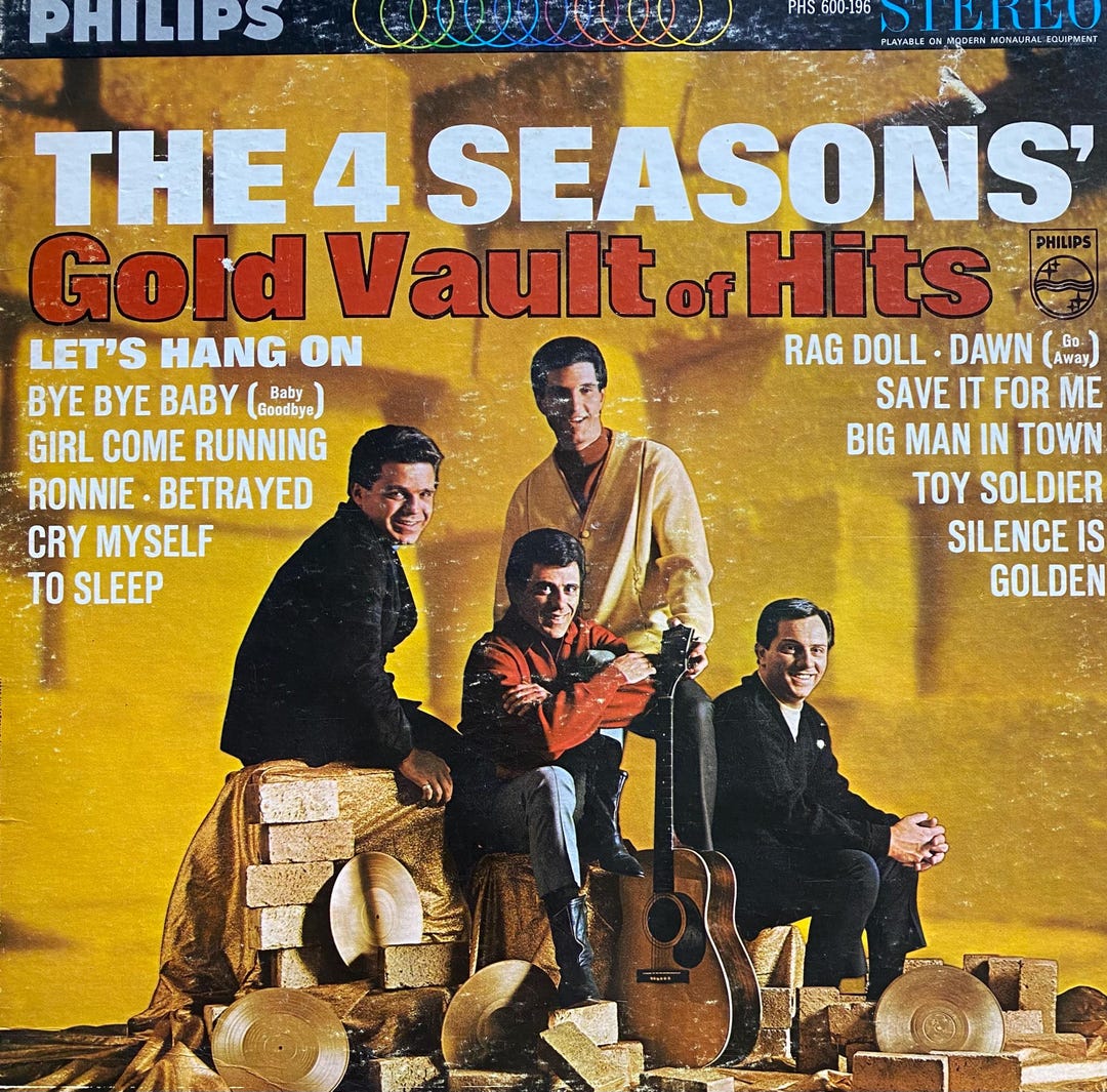 The 4 Seasons Gold Vault of Hits LP - Etsy