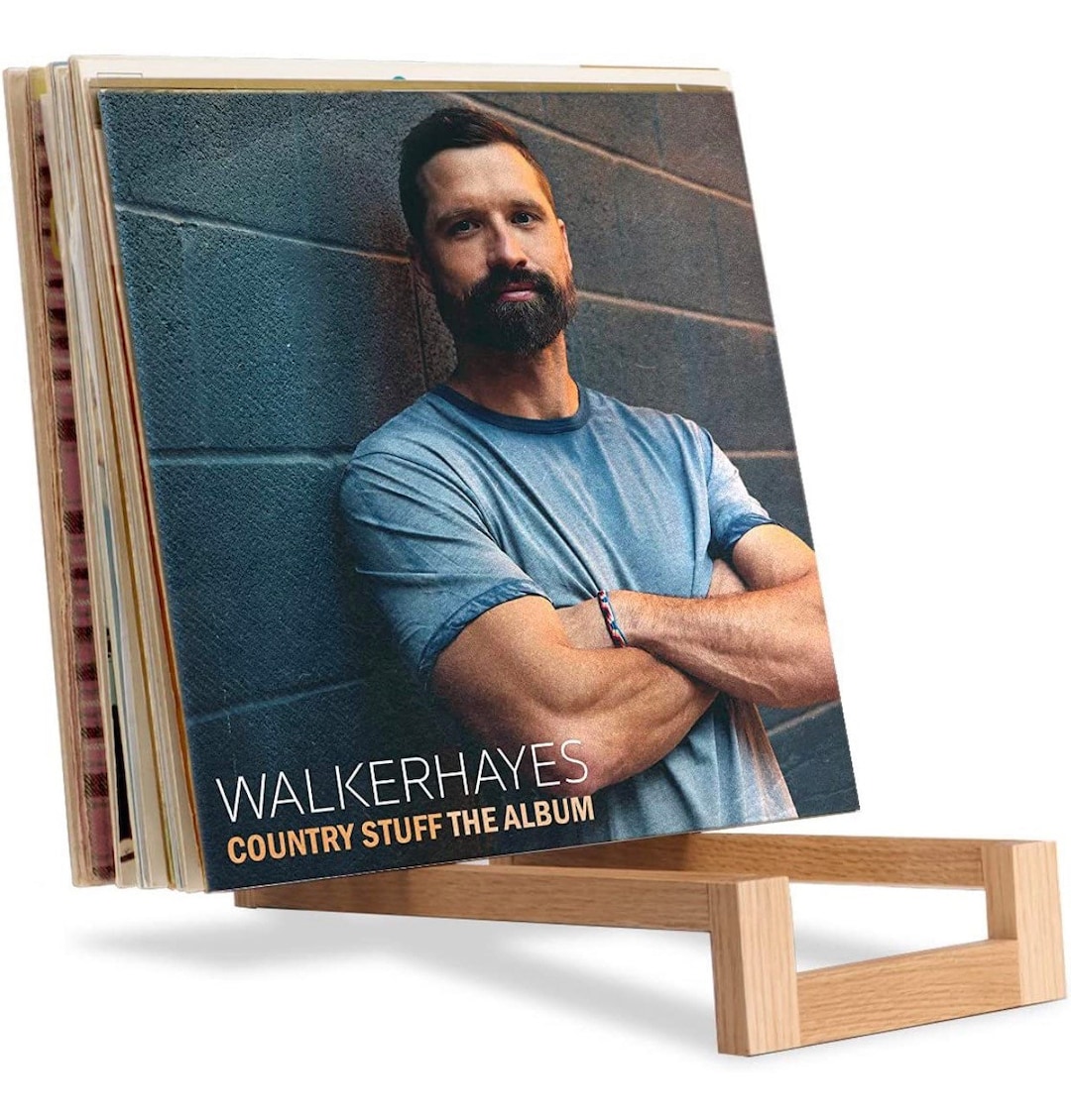 Wood Record Storage Rack - Etsy