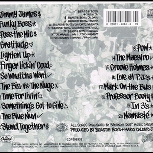 Beastie Boys Check Your Head CD - Etsy