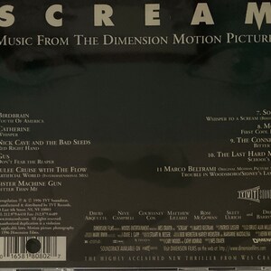 Scream 1996 Soundtrack CD - Etsy