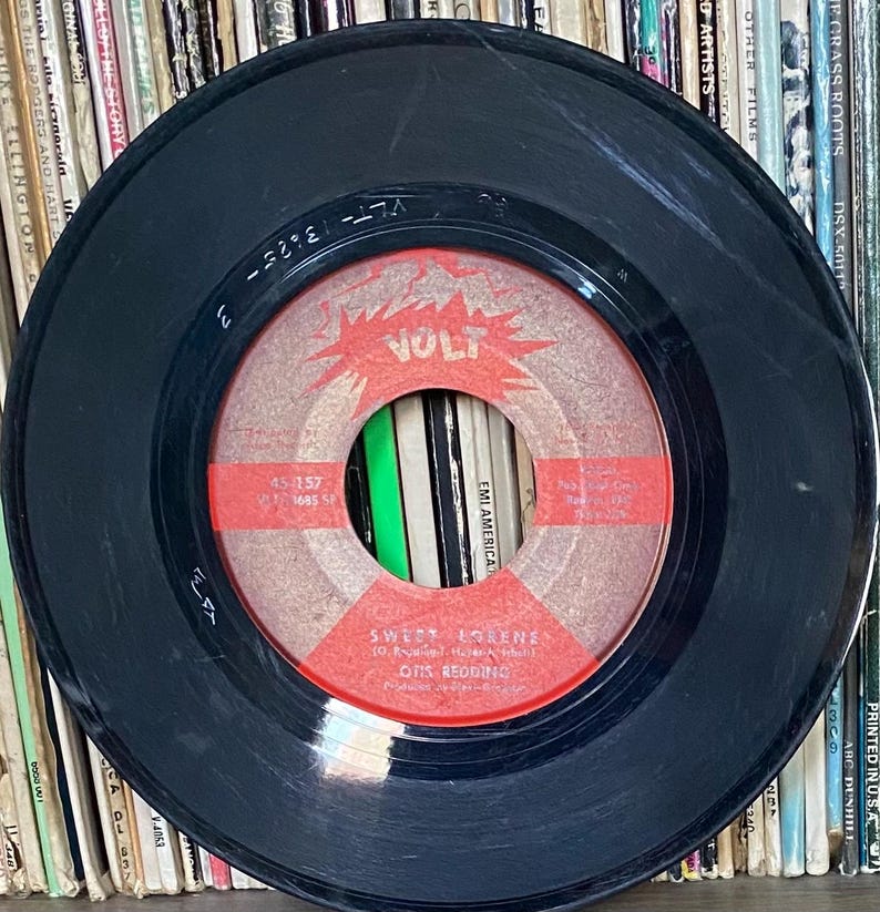 OTIS REDDING - the Dock of the Bay / Sweet Lorene - 45rpm 1968 VOLT ...