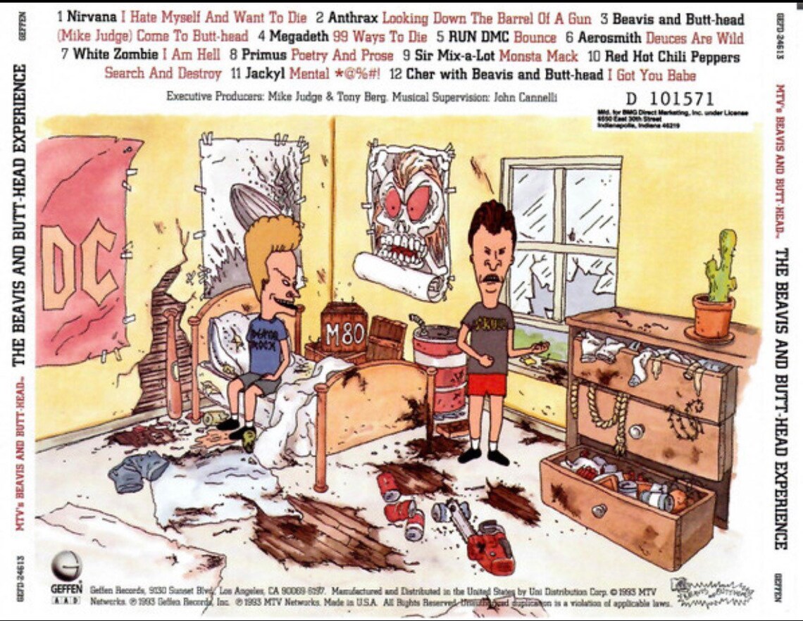 The Beavis and Butt-head Experience CD - Etsy