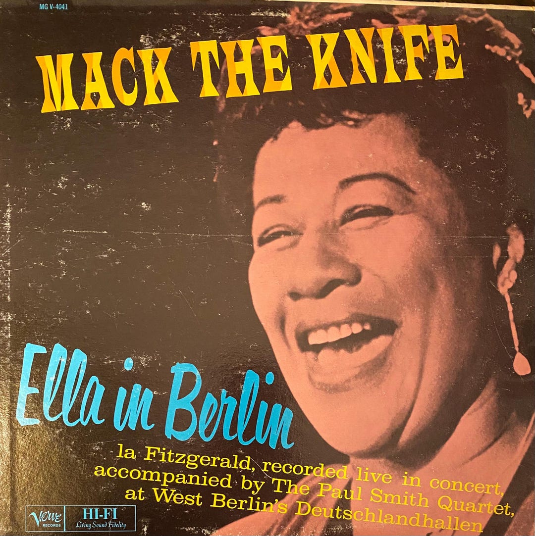 Ella Fitzgerald Mack the Knife Ella in Berlin LP - Etsy