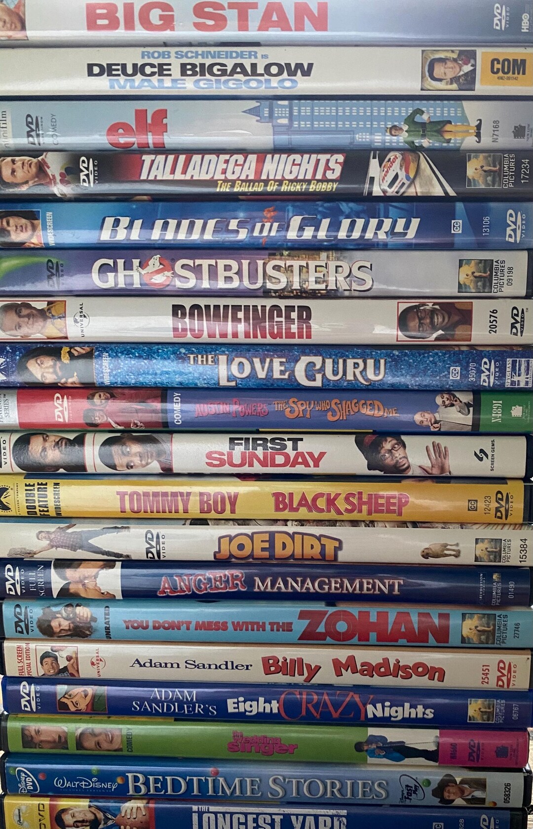 SNL Alum DVD Lot Ghostbusters, Elf, Wedding Singer, Billy Madison - Etsy