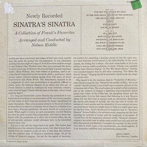 Frank Sinatras Sinatra LP - Etsy