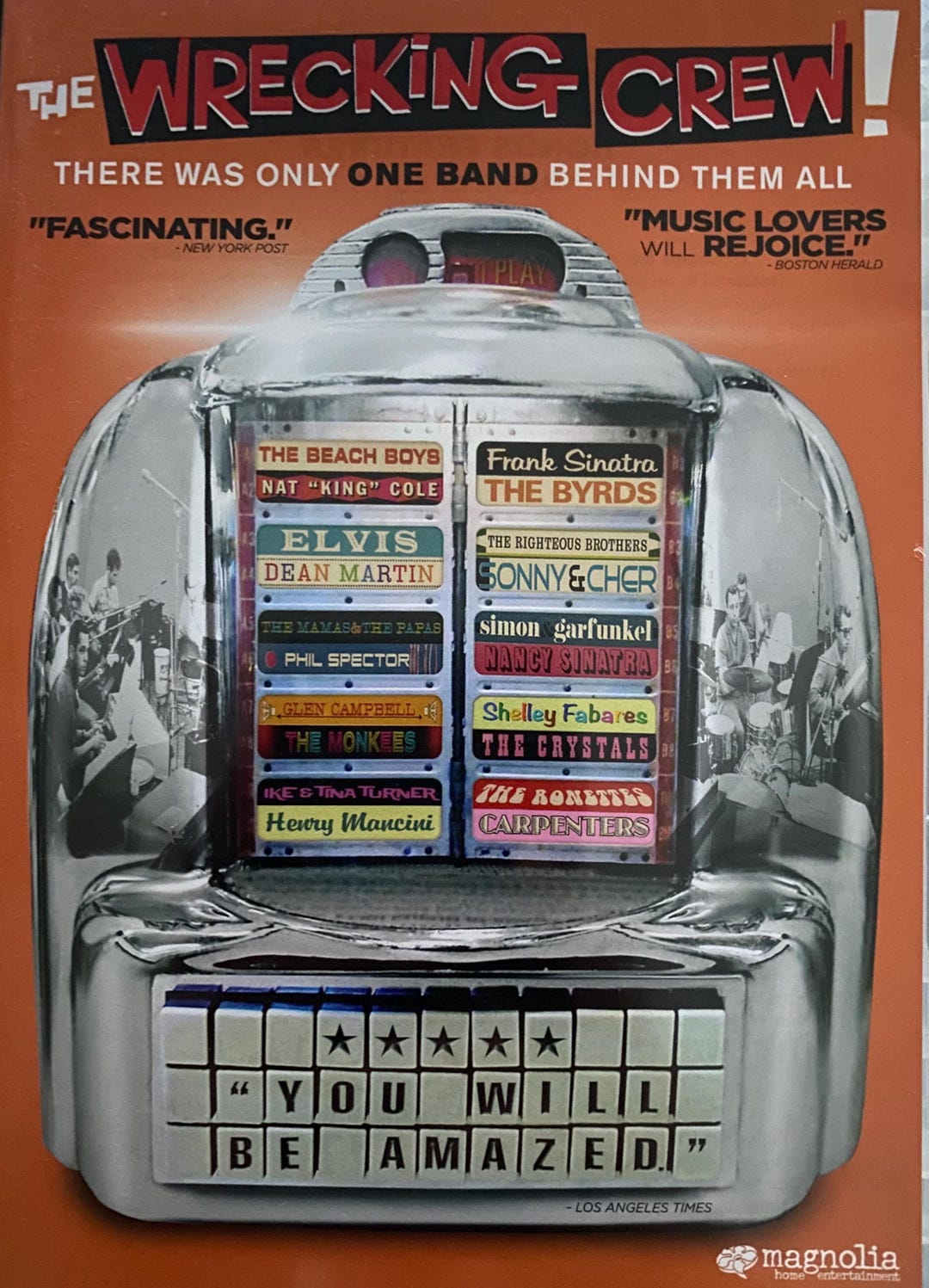 The Wrecking Crew! DVD Beach Boys, Sinatra, the Monkees - Etsy