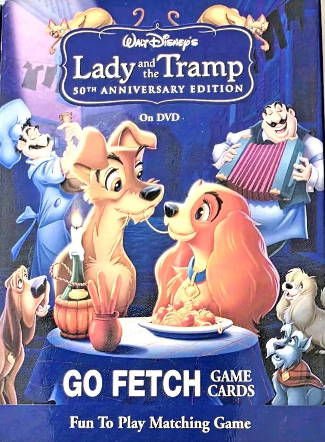 Disney Lady and the Tramp Go Fetch Game Cards 50th Anniversary Circuit ...