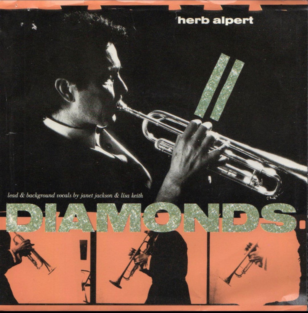 Herb Alpert With Janet Jackson & Lisa Keith Diamonds 45 Vinyl - Etsy