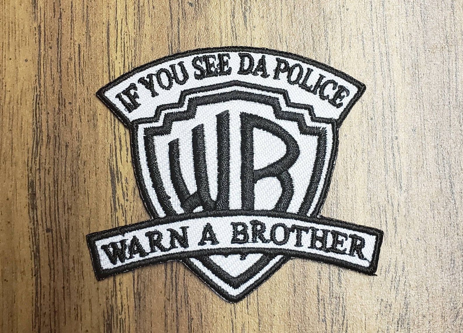 Iron on Embroidered Warn A Brother Patch Warner Brother - Etsy