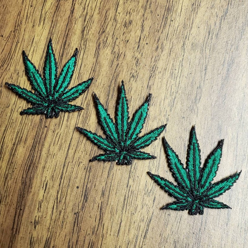 Marijuana Patch Velcro - Etsy