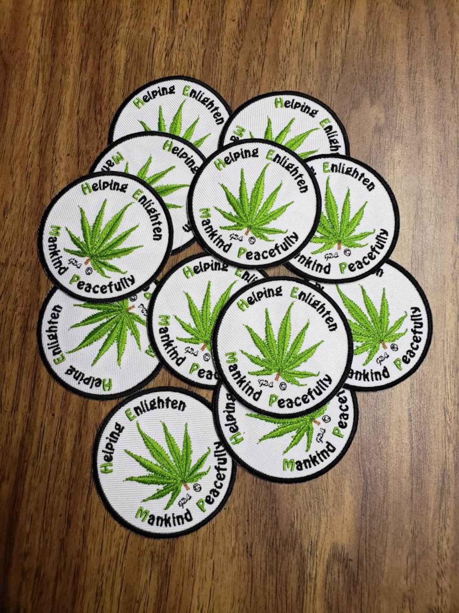 Embroidered Pot Leaf Patch Cannabis Leaf Patch Marijuana - Etsy