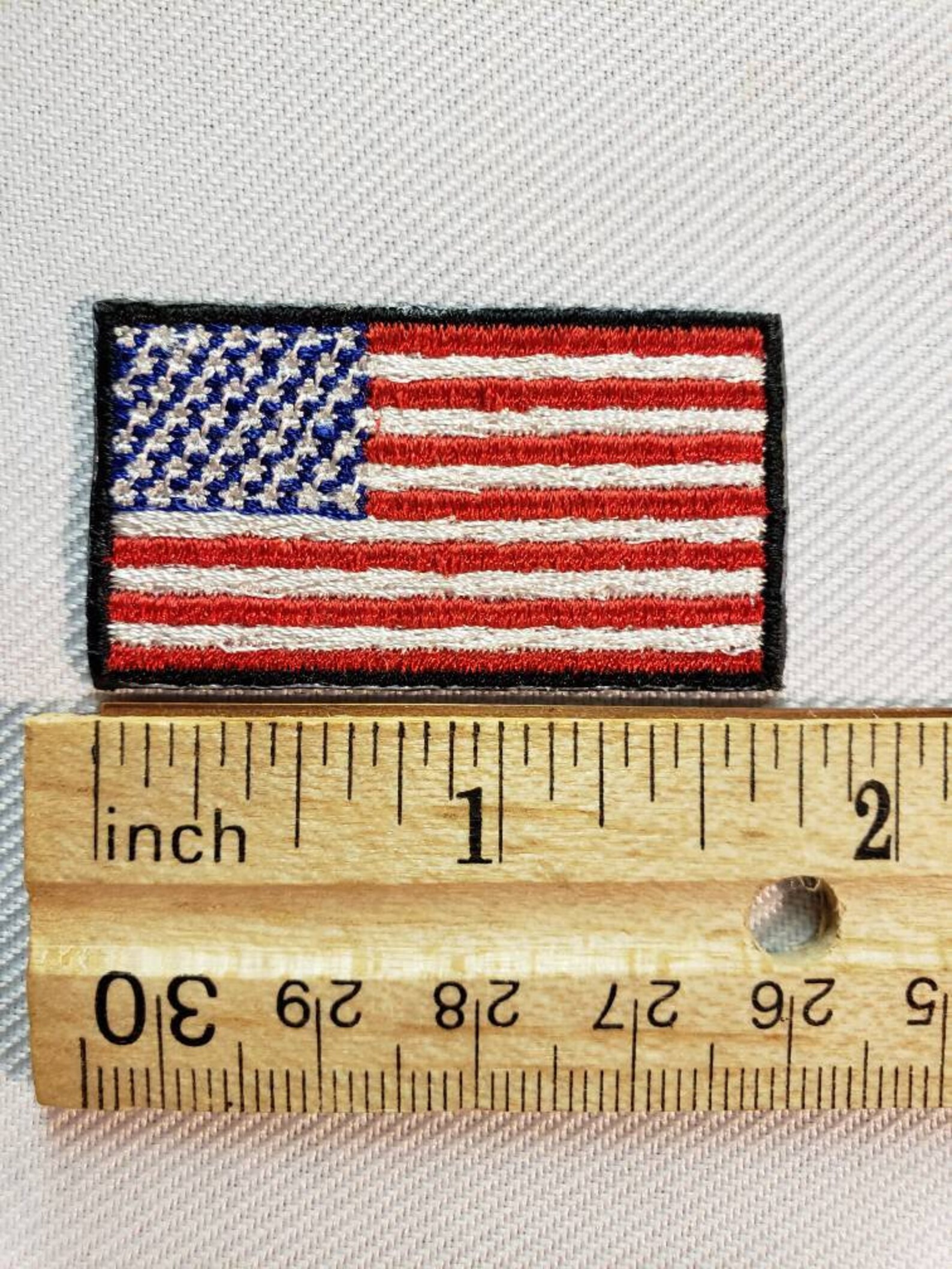 Iron on American Flag Patch 3 Pack - Etsy