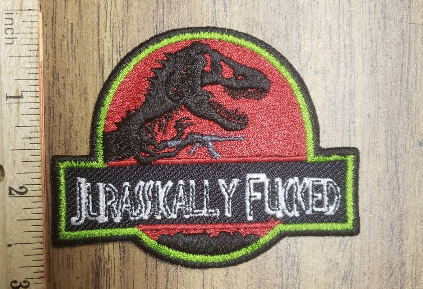 Iron on Embroidered Jurassic Park Inspired Patch - Etsy