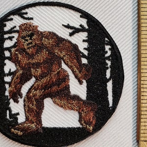 Iron on Embroidered Bigfoot Patch - Etsy