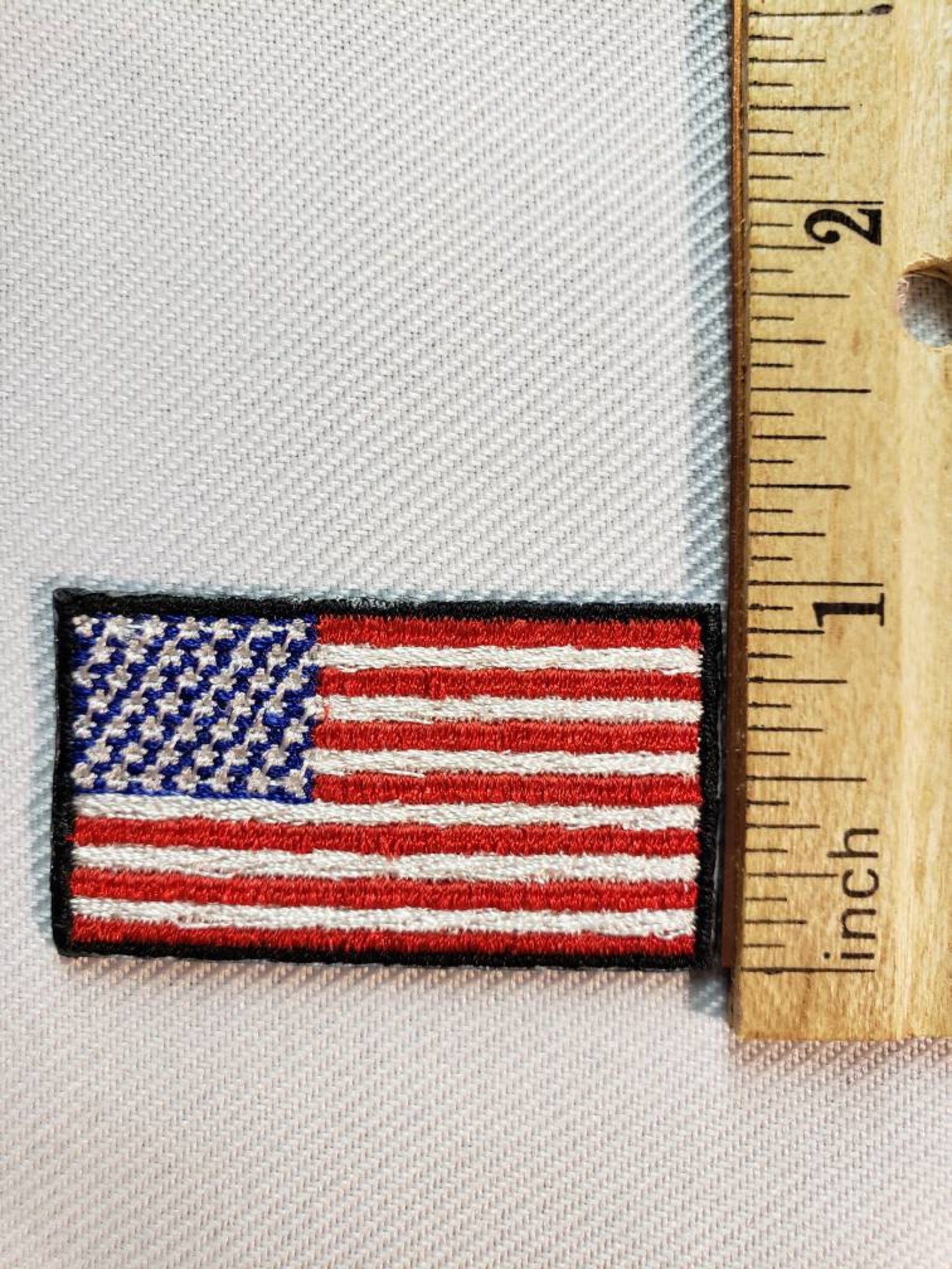 Iron on American Flag Patch 3 Pack - Etsy
