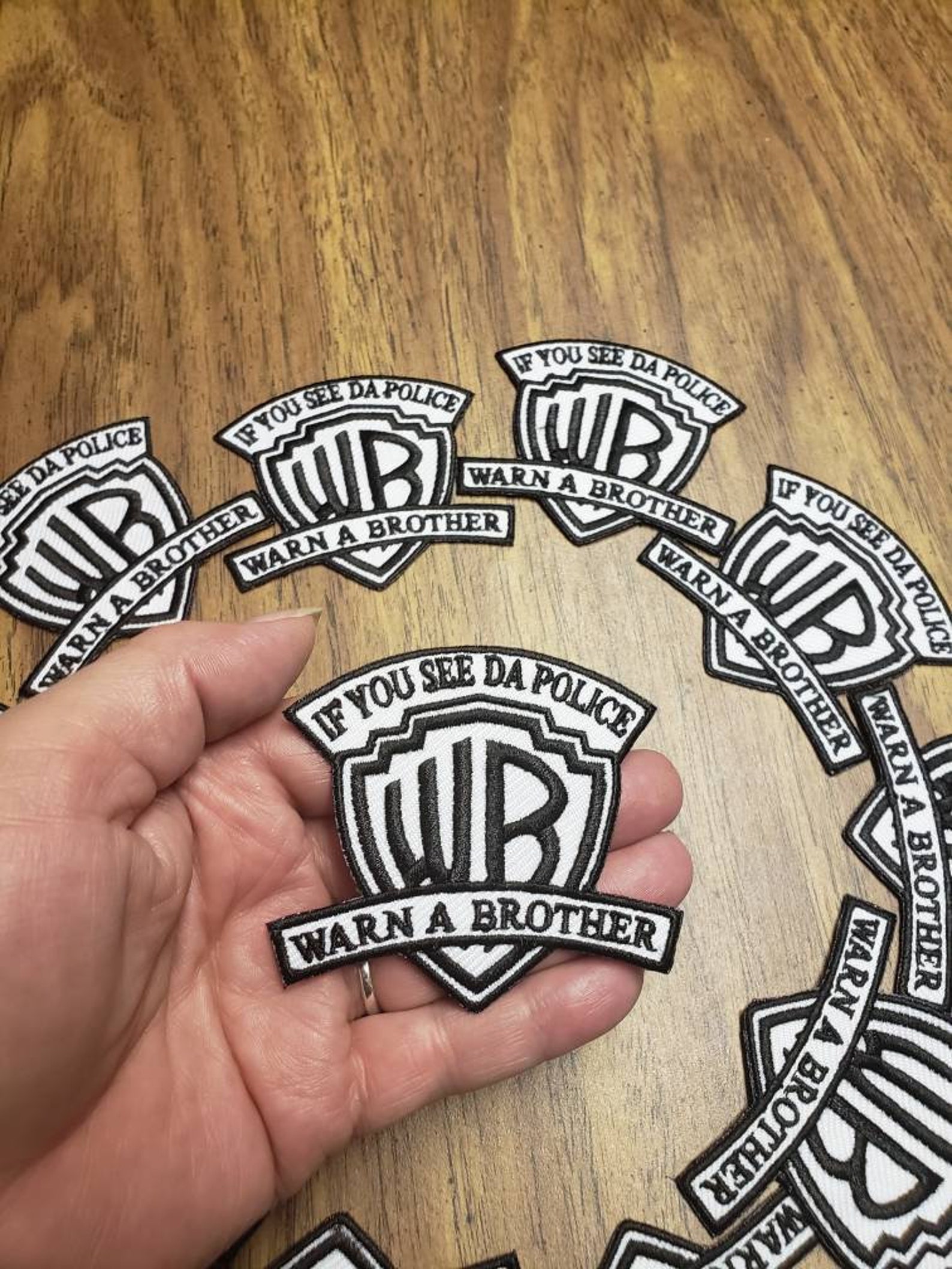 Iron on Embroidered Warn A Brother Patch Warner Brother - Etsy