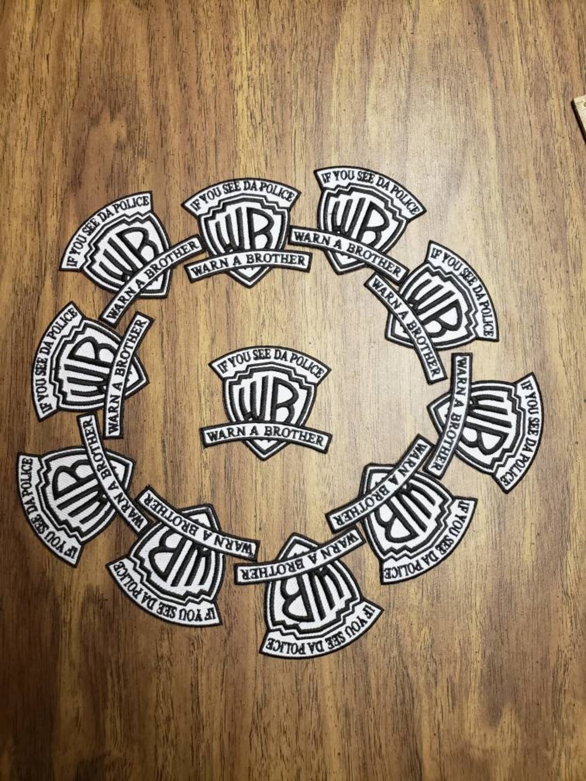 Iron on Embroidered Warn A Brother Patch Warner Brother - Etsy