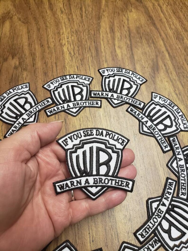 Iron on Embroidered Warn A Brother Patch Warner Brother - Etsy
