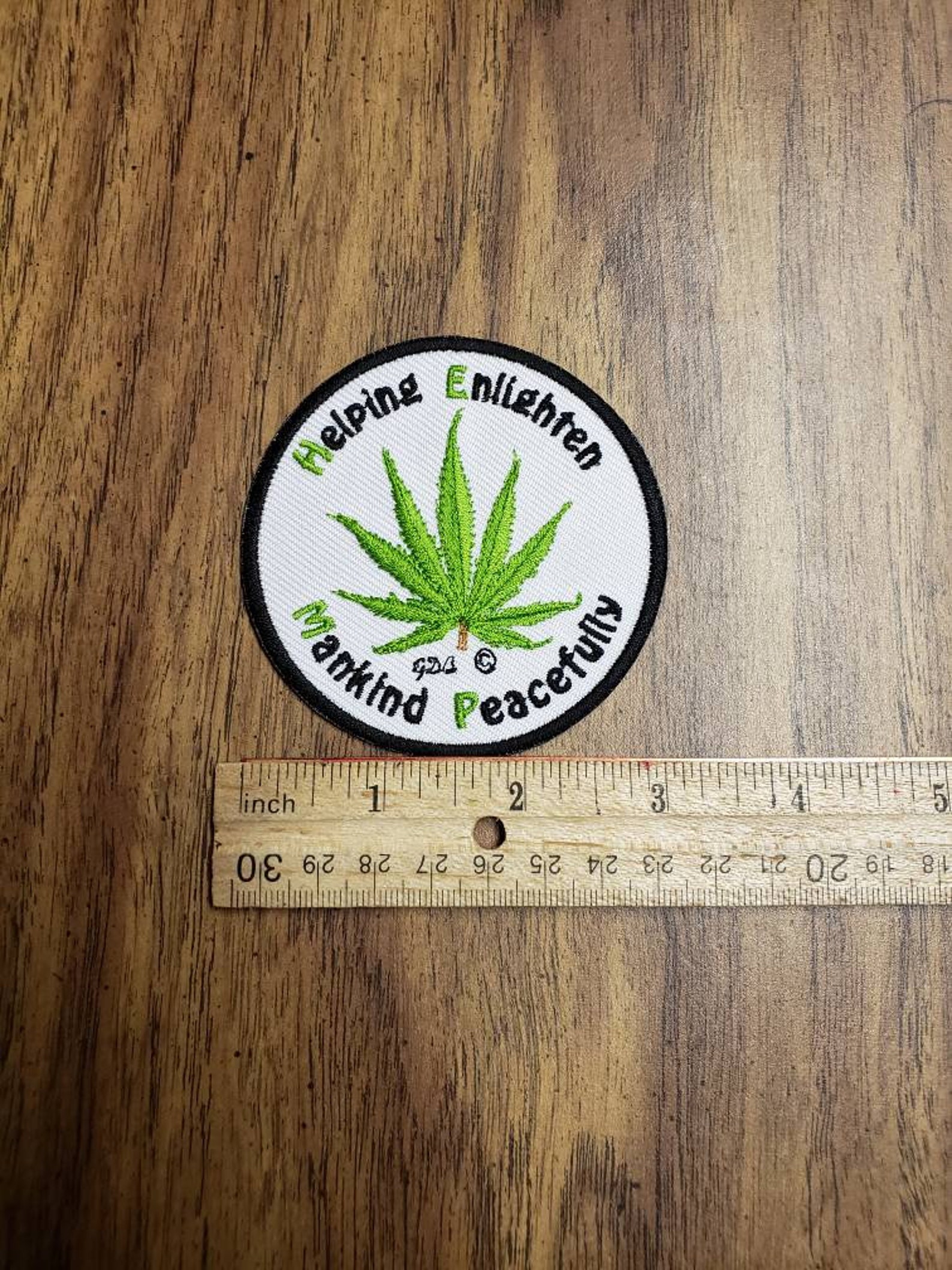 Embroidered Pot Leaf Patch Cannabis Leaf Patch Marijuana | Etsy