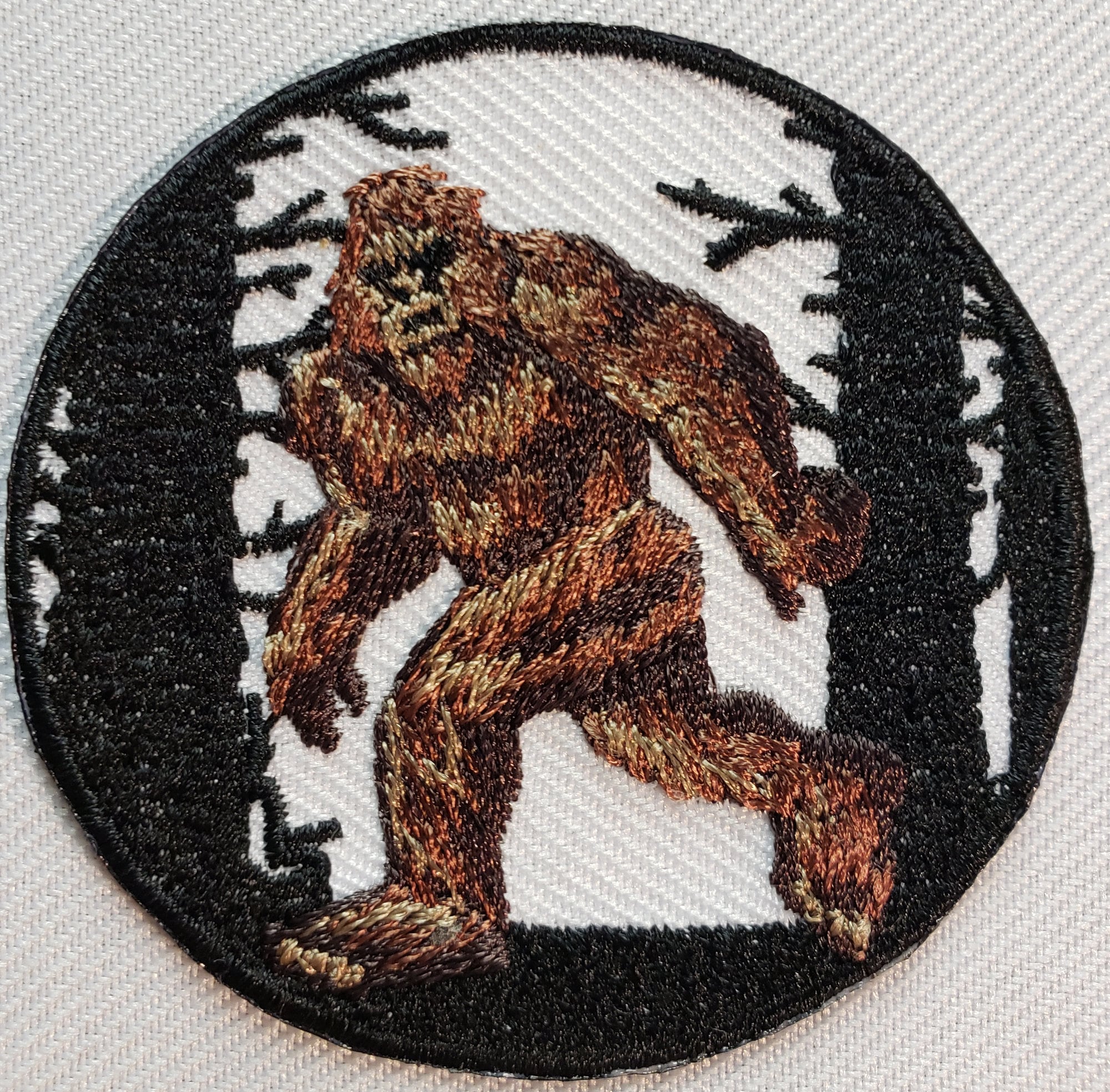 Iron on Embroidered Bigfoot Patch - Etsy