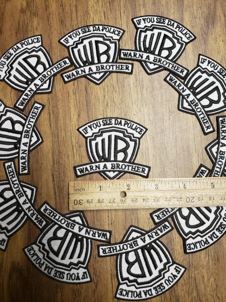 Iron on Embroidered Warn A Brother Patch Warner Brother - Etsy