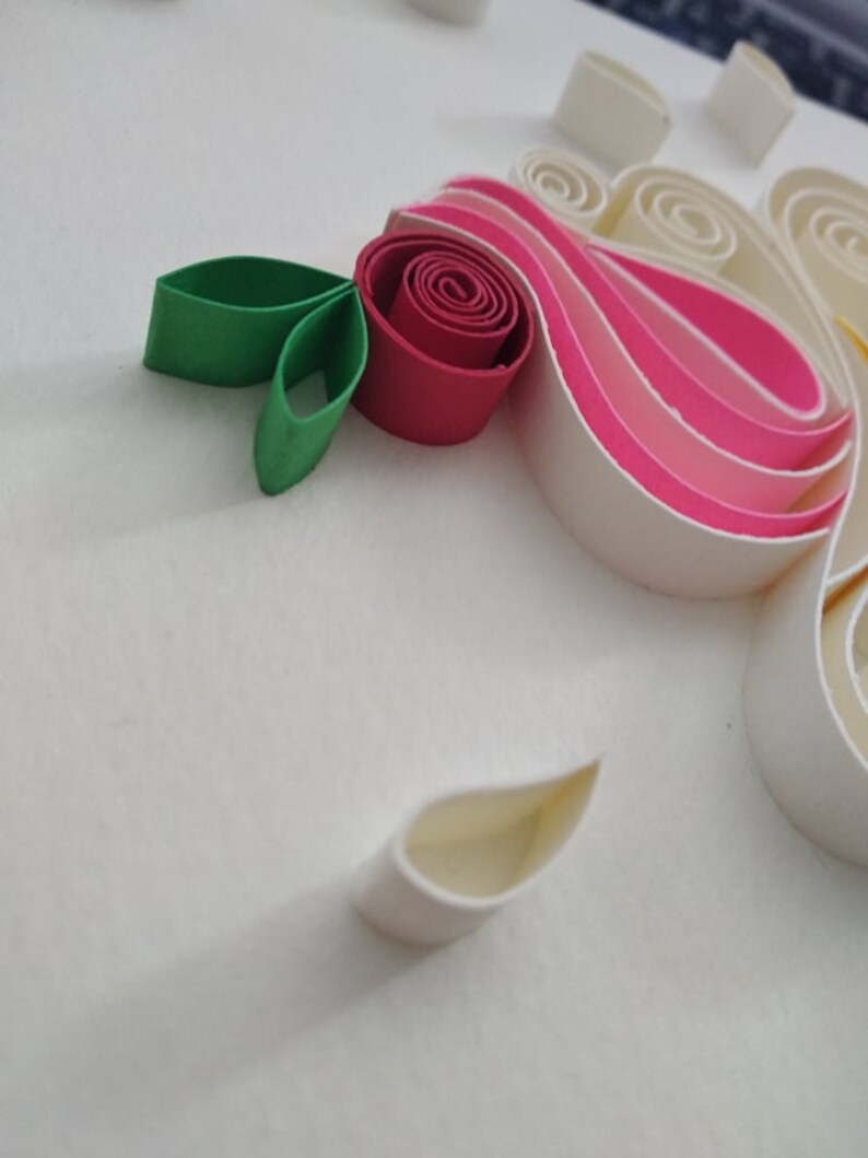 Cupcake Paper Quilling Art Quilling Wall Decor Kitchen - Etsy